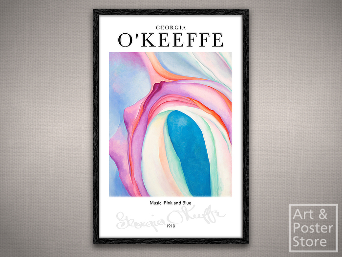 Second Life Marketplace - Music Pink and Blue - O'Keeffe | Fine Art ...